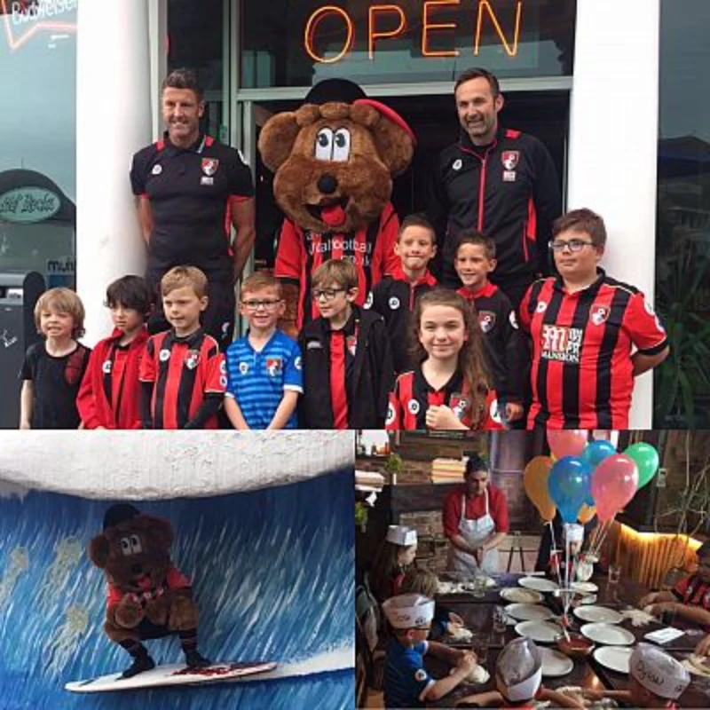 Pizza making with AFC Bournemouth Junior Cherries | Hot Rocks
